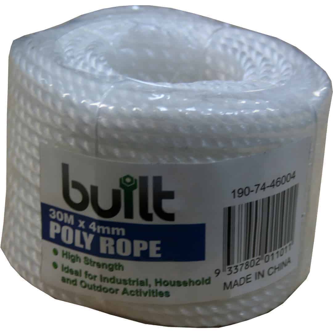 Rope PP White 4mm x 30M - Electaserv